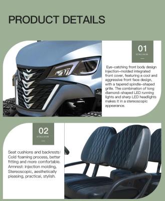 China Elektrische golfkar met duurzaam frame en ergonomisch ontwerp voor maximale efficiëntie Te koop