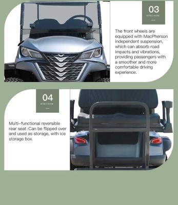 China Elektrische golfkar met duurzaam frame en ergonomisch ontwerp voor maximale efficiëntie Te koop