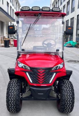 China Luxe golfkar met AC-motor en langeafstands-lithiumbatterie perfect voor resorts. Te koop