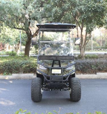 China Elektrische golfkar met terreinbanden Bluetooth-luidsprekers en voldoende opslagruimte Te koop