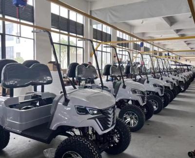 Cina Carrello da golf ad alte prestazioni con batteria al litio di lunga durata ideale per campi da golf in vendita