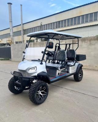 China Elektrische golfkar met zwaar frame, superieure batterijduur, verstelbaar stuur Te koop