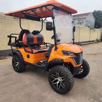 Cina Carro da golf elettrico con opzioni di colori multipli Configurazioni del sedile Faretti a LED in vendita