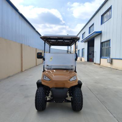 China Elektrisch nut Custom Khaki Daggebruik Golfkar 6 zitplaatsen 72V Lithiumbatterij Te koop
