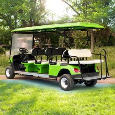 Cina Adulto 8 posti Golf Cart batteria al litio opzionale supporto personalizzato OEM in vendita