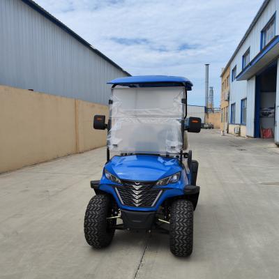 Cina 4KW 12 pollici pneumatici fuoristrada 2 posti auto da golf elettrico batteria al litio con breve tempo di ricarica CE approvato in vendita