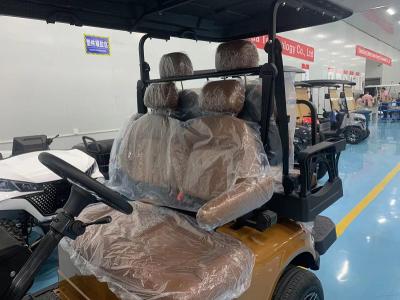 China Carrinho de carro de 4 lugares Golf Buggy Golf Lithium Golf Elétrico Rua Legal Carrinho Grill Frente Com Faros à venda