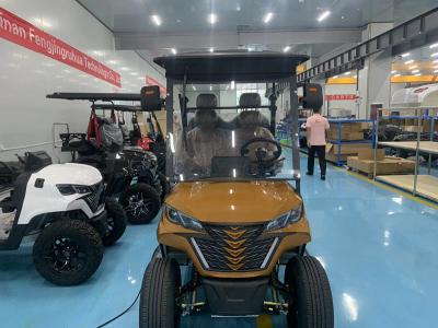 China Carrinho de carro de 4 lugares Golf Buggy Golf Lithium Golf Elétrico Rua Legal Carrinho Grill Frente Com Faros à venda
