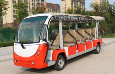 中国 電動観光バス 8 11 17 シートミニバス 鉛酸電池 7.5Kw ACモーター 販売のため