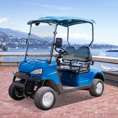 中国 折りたたむ Ev 2 シート 鏡とベッド付き 古典的なヴィンテージゴルフカート 72V トロッリー 販売のため