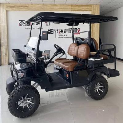 中国 ハンドドライブ ゴルフカート ミニジープ 72V 5Kw 電動 4X4 ベトナムで贅沢 シングル 6人乗り 販売のため