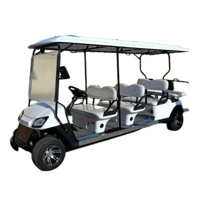 中国 4ホイールストリート 法律 家族 電気 オフロード ユーティリティ ゴルフカート 8人座 収納ボックス 販売のため