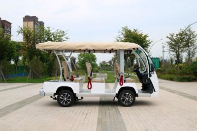 China New Energy Lithium Battery Electric White Convertible Sightseeing Car Suitable For Scenic Spots, Hotels And Airport Transfers With Customizable Colors for sale