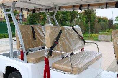 China New Energy Lithium Battery Electric White Convertible Sightseeing Car Suitable For Scenic Spots, Hotels And Airport Transfers With Customizable Colors for sale