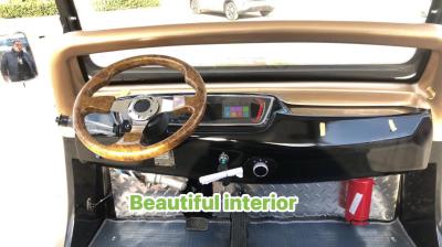 Cina 5 posti a sedere 5Kw Mini elettrico Classic Vintage Car Golf Cart Strada Legale Antico Luxury Per Adulti in vendita