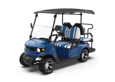Cina Camionetto da golf elettrico blu scuro economico Design moderno Aspetto atmosferico Semplice Garanzia di un anno in vendita