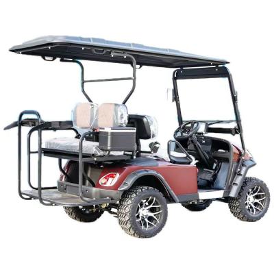 Cina Carrello da golf elettrico a quattro passeggeri con guida visiva in vendita