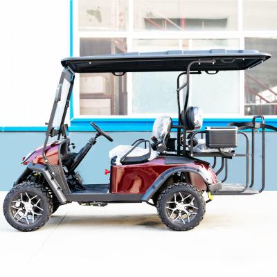 Cina Carrello da golf elettrico a quattro passeggeri con guida visiva in vendita