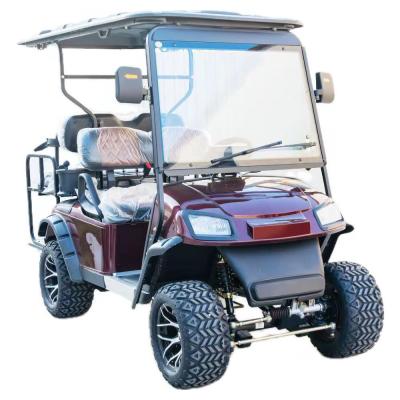 Cina Carrello da golf elettrico a quattro passeggeri con guida visiva in vendita
