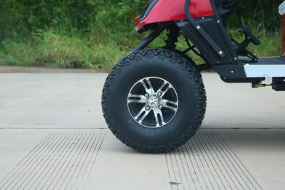 China Maximale Fahrgeschwindigkeit 45 km/h 4 Fahrgäste Hand elektrische Golfkarren Batterien 48v Off Road Club Car Rolls Royce Modell Ford Cover wasserdicht zu verkaufen