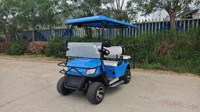China Maximale Fahrgeschwindigkeit 45 km/h 4 Fahrgäste Hand elektrische Golfkarren Batterien 48v Off Road Club Car Rolls Royce Modell Ford Cover wasserdicht zu verkaufen