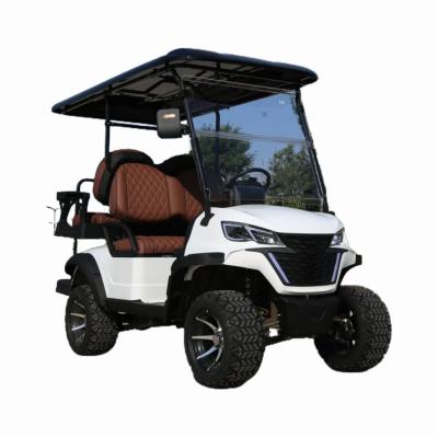 China Veículo utilitário de bateria de lítio Carrinho de golfe de 4 lugares Luxo Motor elétrico Caça Carrinho de golfe à venda