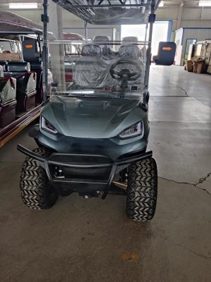 Cina 4 + 2 posti Grigio lussuoso puntato batteria al litio elettrico fuoristrada golf cart in vendita