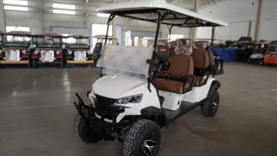 Cina Classic Bianco Sei posti Off-Road elettrico di lusso Golf Cart Batteria al litio Supporta colore personalizzato E LOGO in vendita