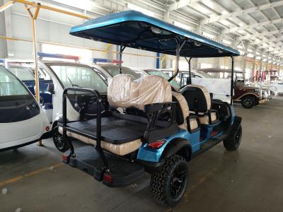 Cina Blu Sei posti elettrico Off-Road Golf Car di lusso batteria al litio dotata di pneumatici off-road da 14 pollici in vendita