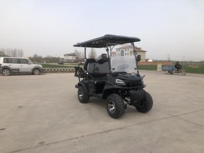 China Black 2+2 Lithium Battery Electric Golf Cart Supports Customization And Provides CE Certification for sale
