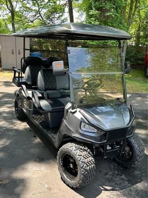 China Veículo elétrico chinês padrão Off Road Street Legal Golf Cart 6 lugares com caixa de armazenamento à venda