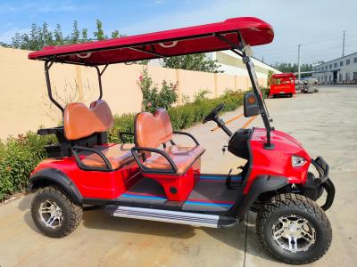 China Electric 4 Seater Off-Road Golf Cart With Underseat Storage Compartment And 220V Charging Input Voltage for sale