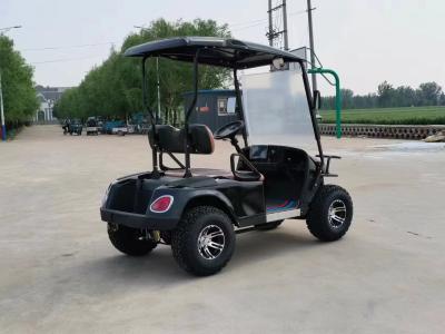 Cina Due posti Nero Classic Nuova energia Batteria al litio Carrello da golf elettrico Colore personalizzabile E LOGO in vendita