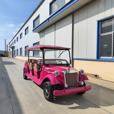 China 6+2席 クラシック レトロ電気 カバータブル ヴィンテージ 自動車 リチウム電池 調節可能な色 扉 内蔵エアコン for sale