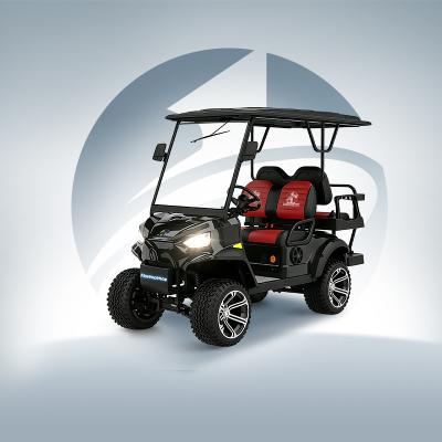 China 4 Seater 2+2 Seat Off Road Electric Golf Cart Lithium Battery Golf Buggy With CE Certificate for sale