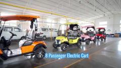 8 Passenger Electric Shuttle Cart S2-6+2
