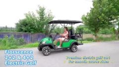 Florscence 2+2 & 4+2 Electric Golf Carts: Detailed Walkaround & Real Driving Test