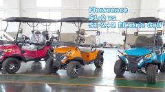 Florscence S1-2 vs S1-2+2 Electric Golf Carts: Compact Design, Flexible Seating