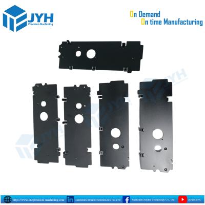 China High Precision CNC Machined Black Anodized Aluminum Parts with Durable Finish and Lightweight Strength for sale