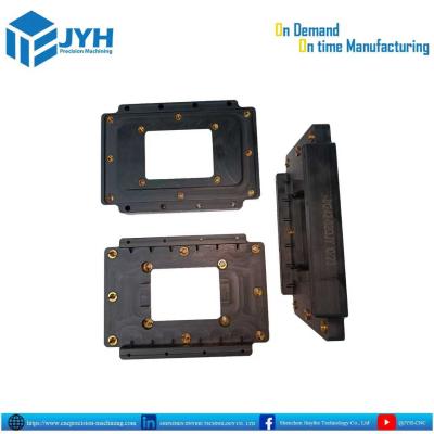 China Precision CNC Machined Housing with Brass Inserts | Custom Industrial Enclosure Parts Manufacturer for sale