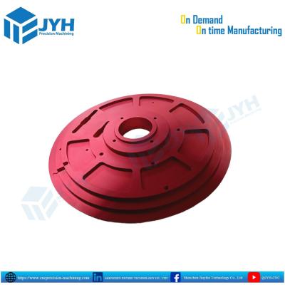 China High Precision CNC Machined Red Anodized Aluminum Parts with Durable Finish and Lightweight Strength for sale
