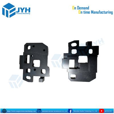 China Black Teflon Coated Aluminum Parts with Low Friction and ±0.005 mm Tolerance for Precision CNC Machined Components for sale