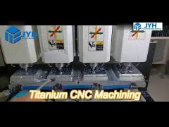 Snel draaiende CNC-bewerkingsonderdelen van titanium met een hoge hardheid