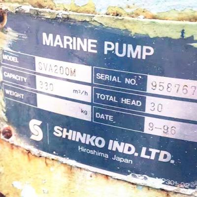 Cina SHINKO SVA200M High Durability Marine Pump Parts, Marine Water Pump in vendita