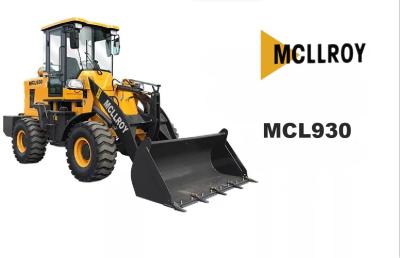 China Mini 1.5 Ton Wheel Loader , Bucket Front End Loader 3200mm Dumping Height for sale