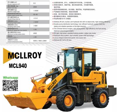 Cina Altezza di dumping di Mini Articolato Fine frontale Loader 3500mm per il macchinario di costruzione in vendita