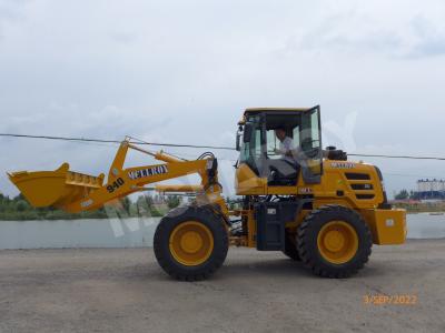 Cina 1670-24 Tire Mining Front End Wheel Loader Hydraulic Unloading 1650mm Dump Reach in vendita