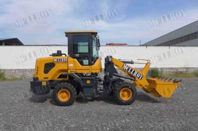 China Tempo de ciclo articulado compacto 7s do carregador da roda Front End Shovel Loader Max. Despeje o afastamento 3200mm à venda