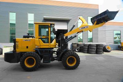 China Multifunctionele Mini 1,5 Ton Wheel Loader 3200mm het Dumpen Hoogte Te koop