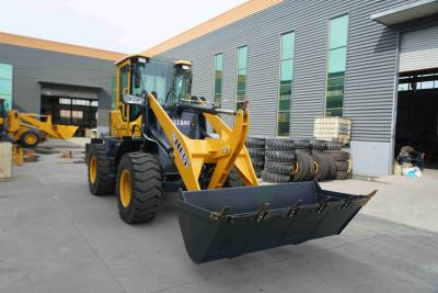 China Multifunctionele Mini 1,5 Ton Wheel Loader 3200mm het Dumpen Hoogte Te koop